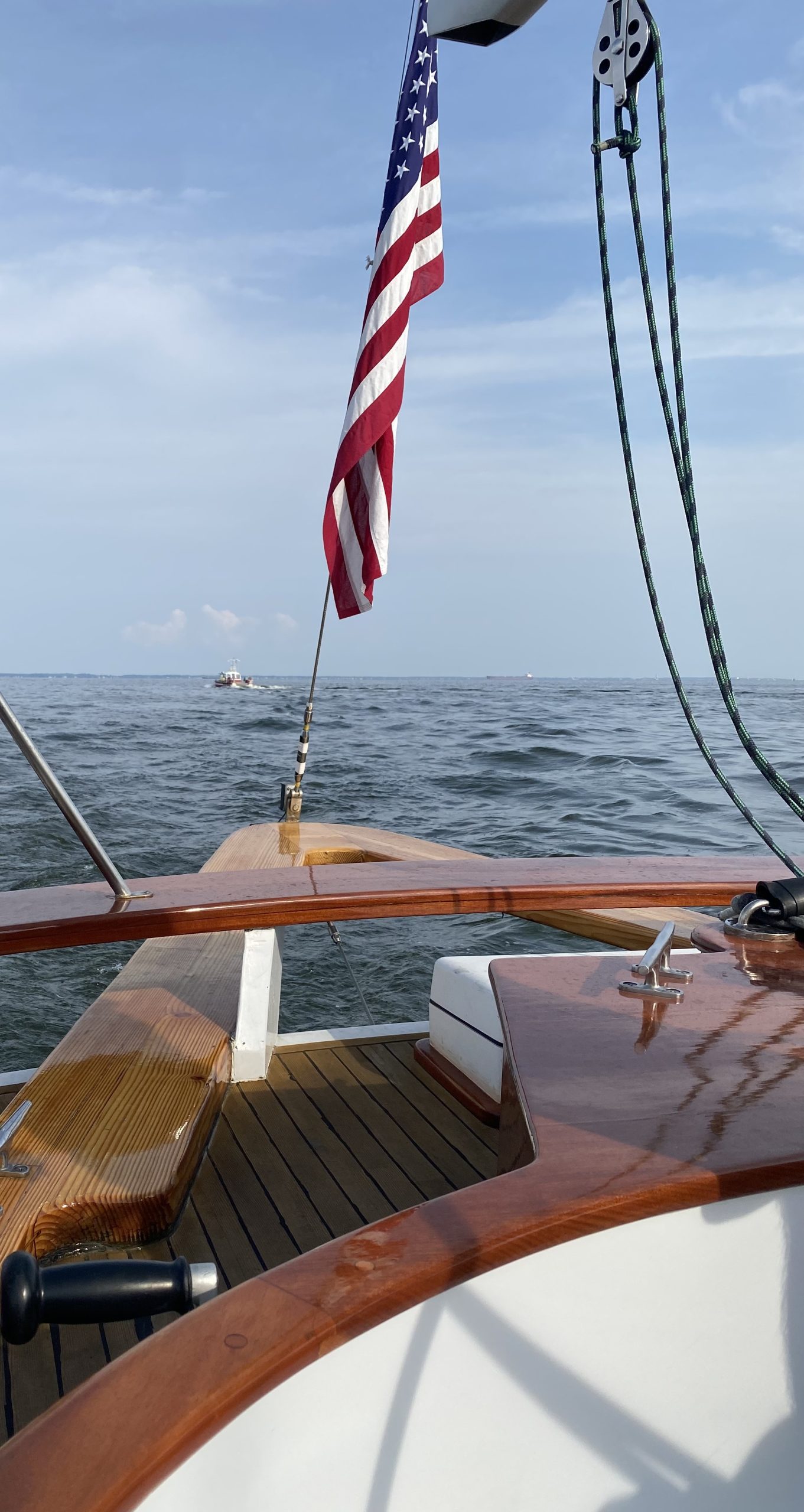 Back Of The Boat - Schooner Woodwind